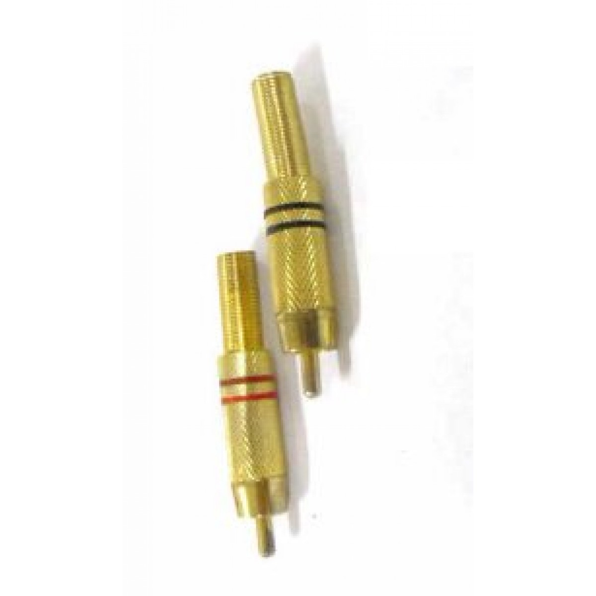 Conector TMC RCA macho, metalico pareja - Guatemala
