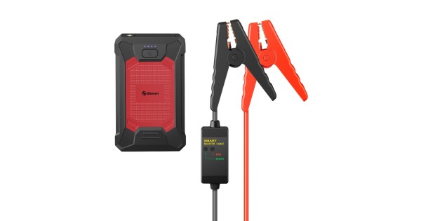 Arrancador para auto compacto, power bank y linterna LED - Guatemala
