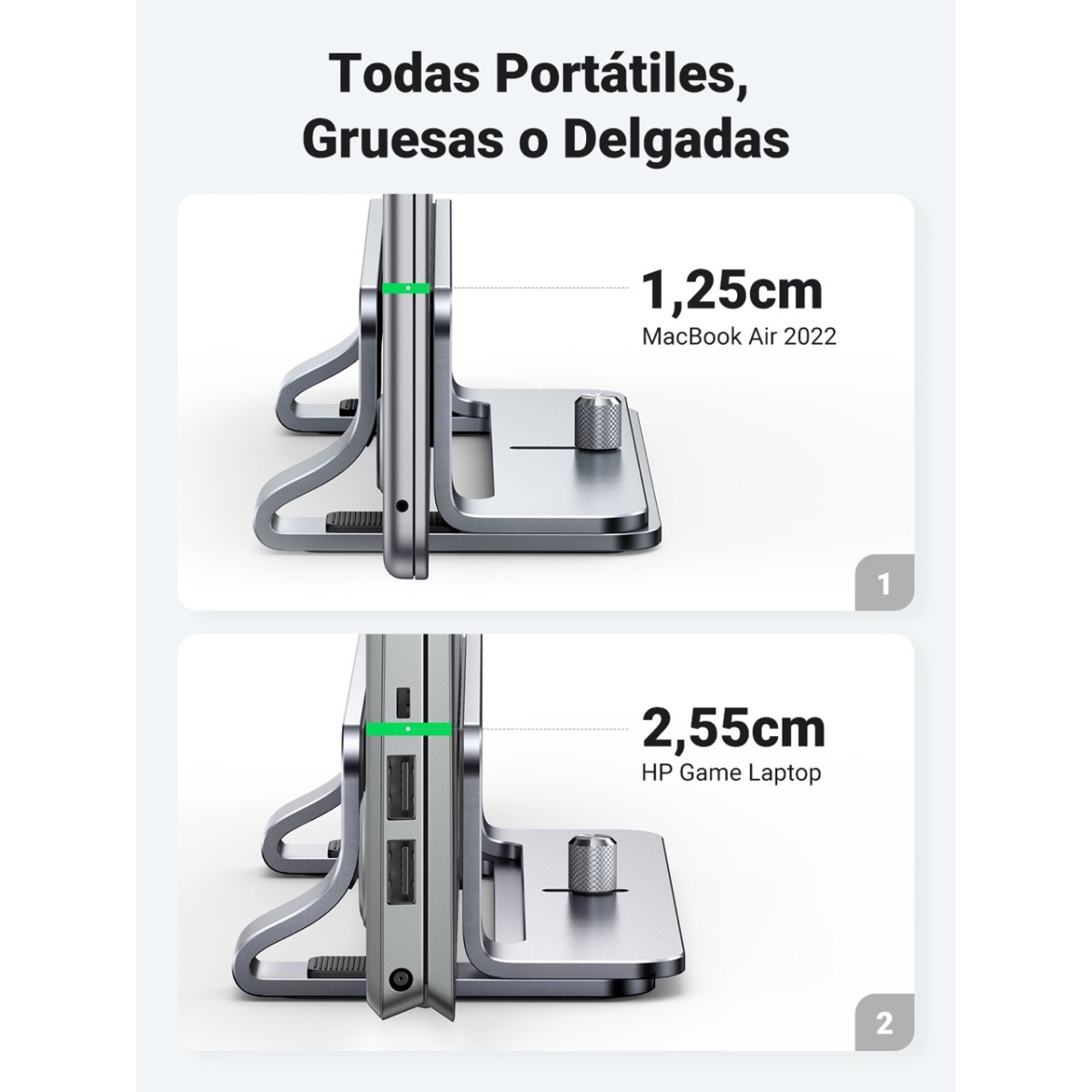 Soporte vertical para laptop UGREEN - Guatemala